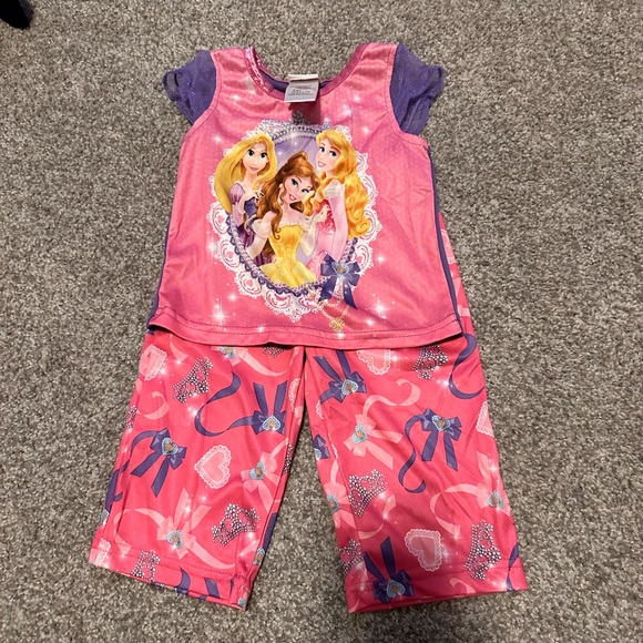 Disney | Pajamas | Disney Princess Girl Pajama Set 2 Months Pink Purple ...